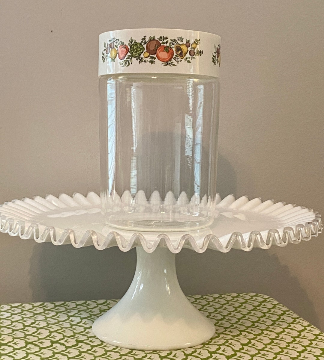 Large Pyrex Store 'N See Jar, Spice O' Life Glass Stackable Jar 7" - Etsy