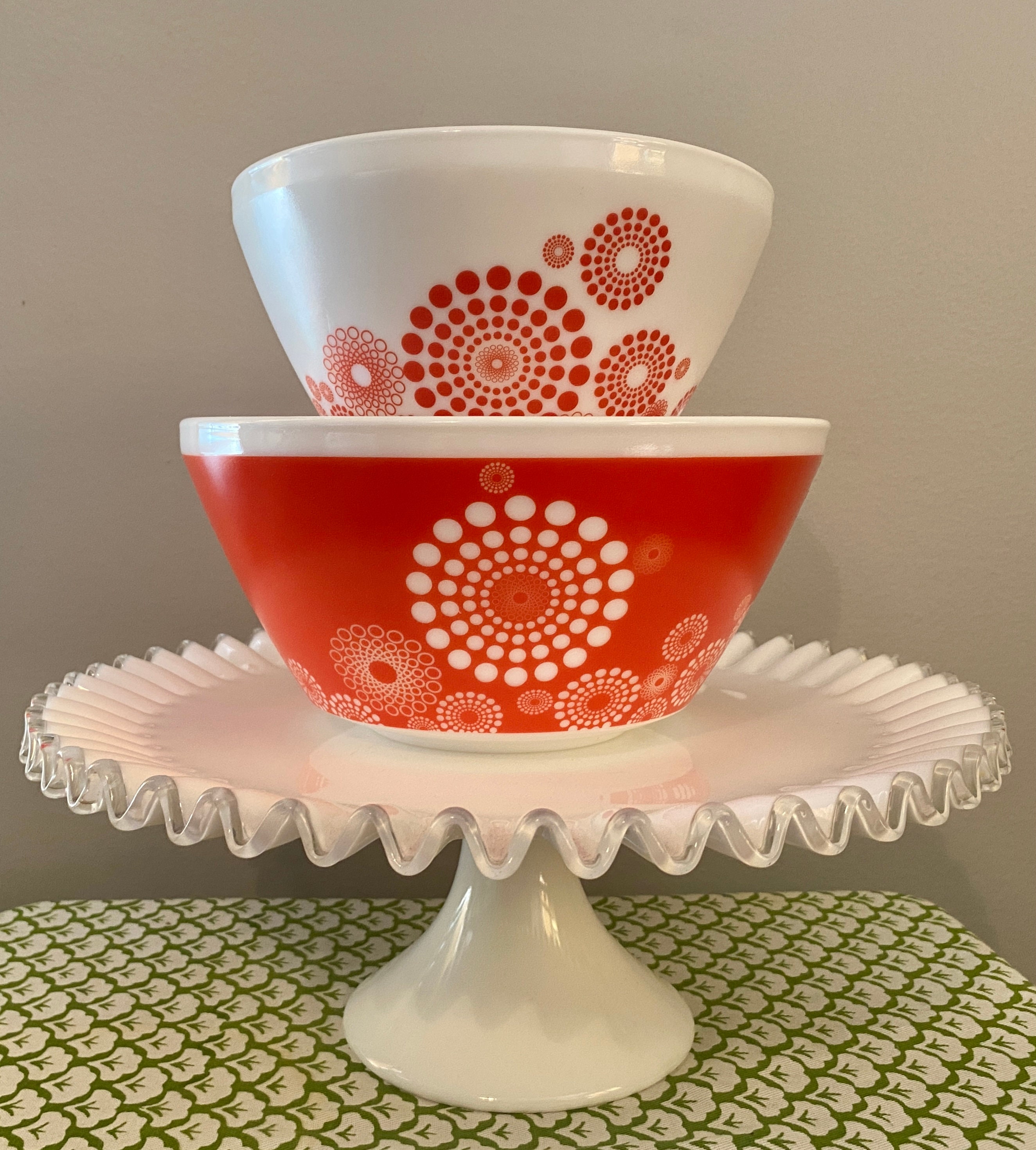 CHOICE Pyrex Inspired Vintage Charm Tickled Pink Mixing Bowl - Etsy