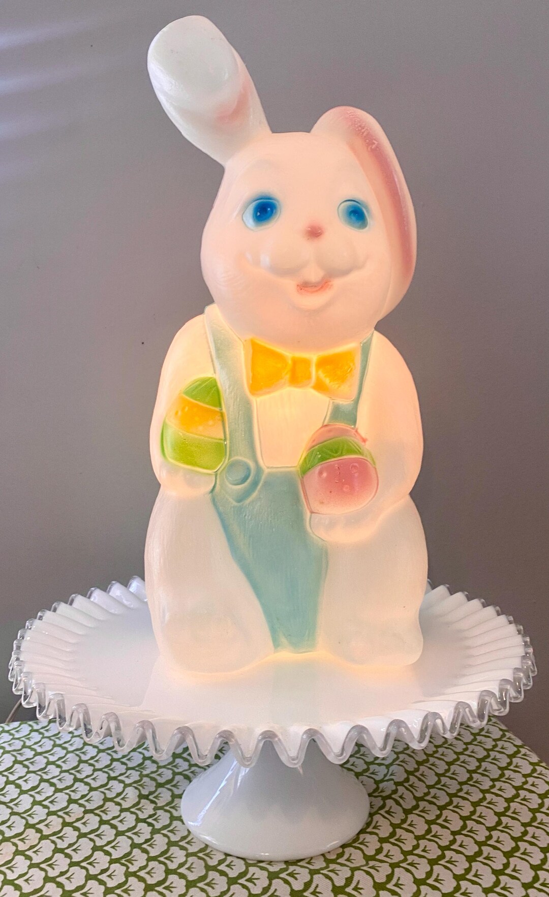 Vintage Easter Bunny Blow Mold - Carolina Enterprises - Etsy