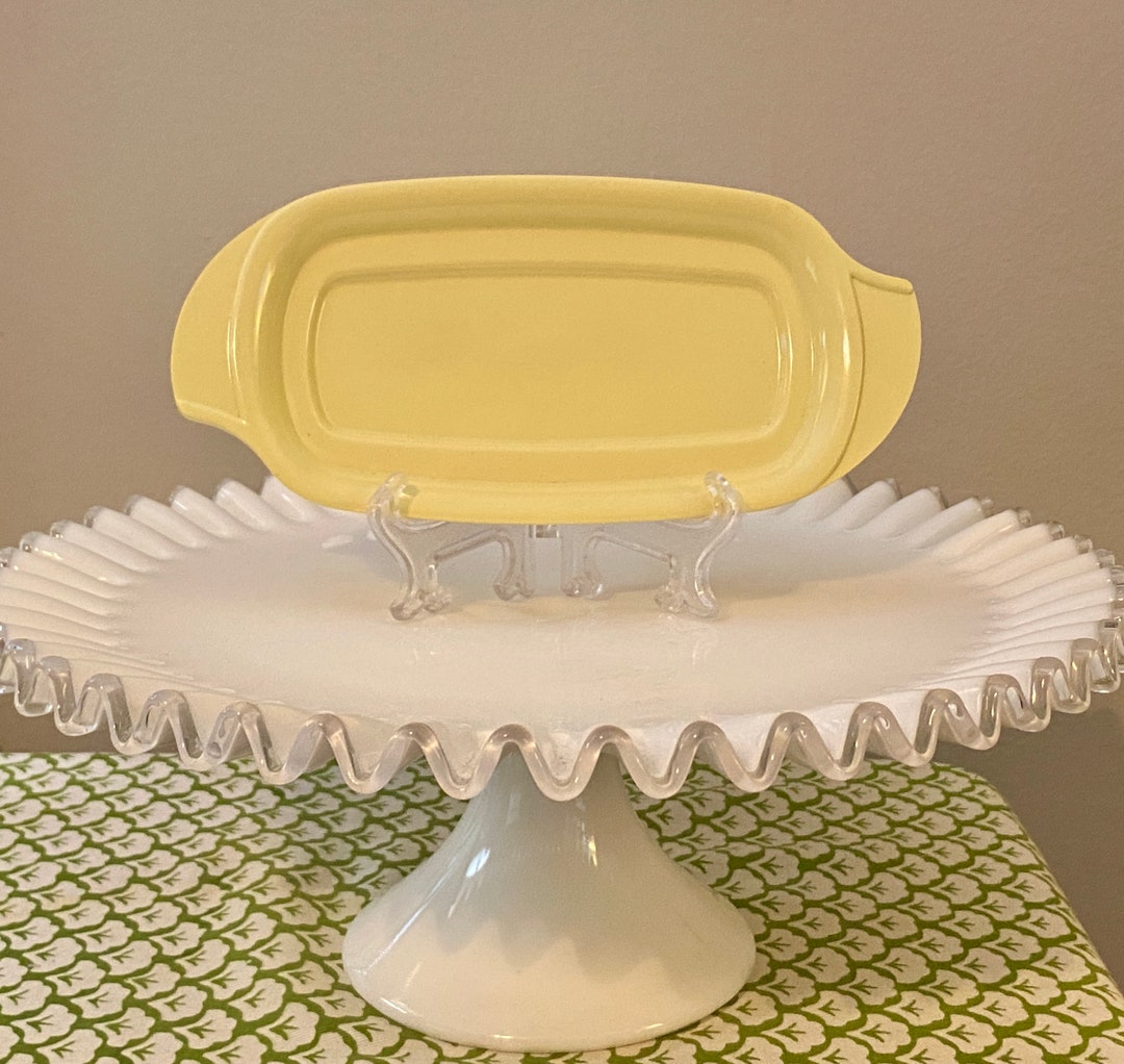Vintage Boonton Yellow Melamine Butter Dish With Fin Handles #520 - Etsy