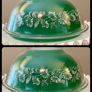 Vintage Pyrex Complete Set of 4 Clear Colonial Mist/white Lace Mixing ...