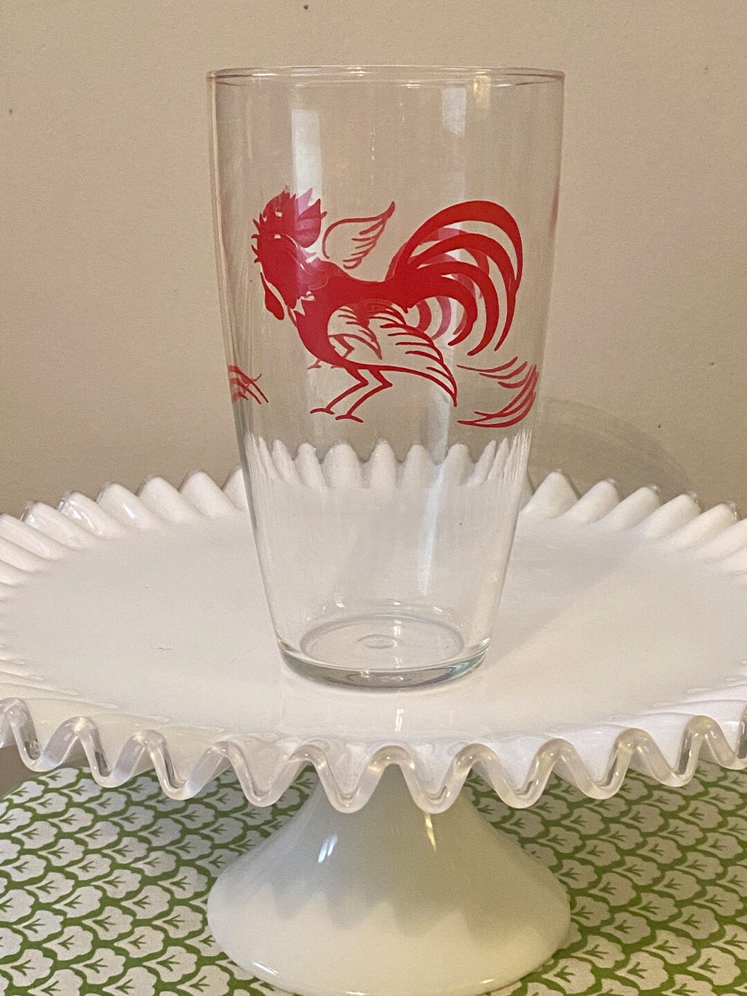 Vintage Libbey Red Rooster Cocktail Shaker - Etsy