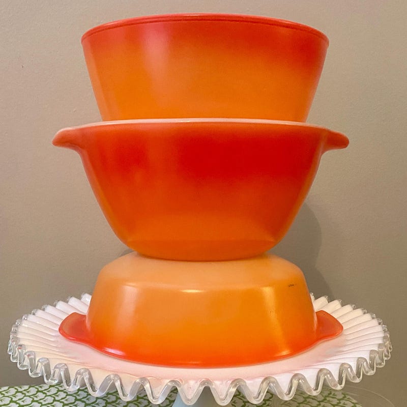 Orange Fire King - Etsy