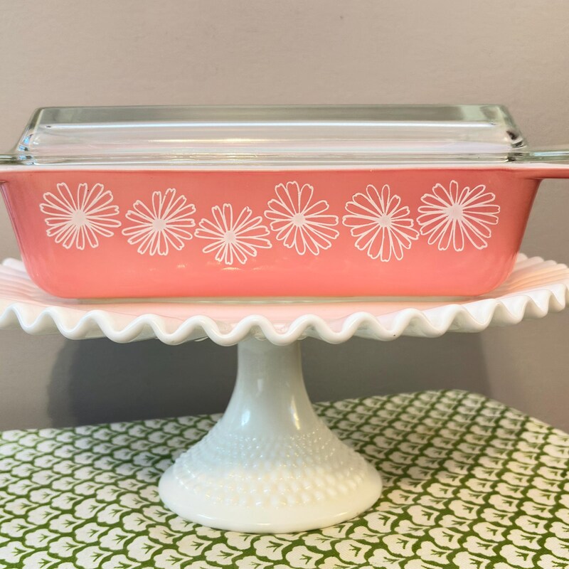 Pyrex Daisy Pink - Etsy