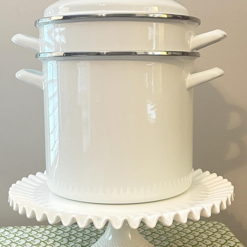 Enamelware Stock Pot - Etsy
