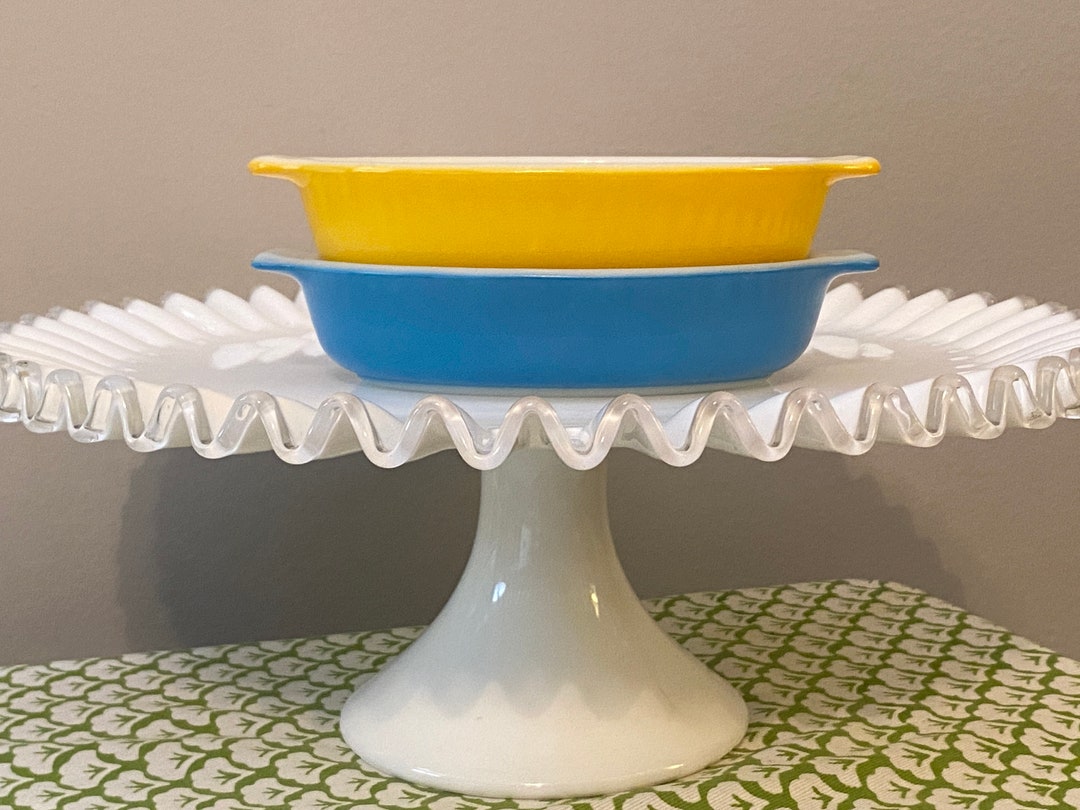 CHOICE - Vintage Pixie Pyrex Au Gratin Dish Horizon Blue/#700 Pyrex Au ...