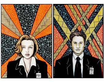 X Files Fan Art | Etsy
