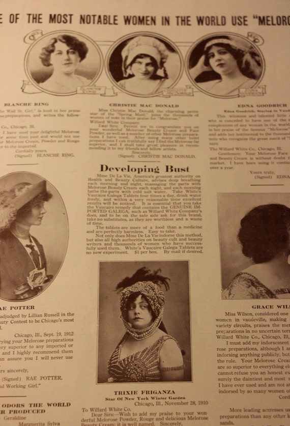 Digital Download Vintage Bust Enhancement Advertisement | Etsy