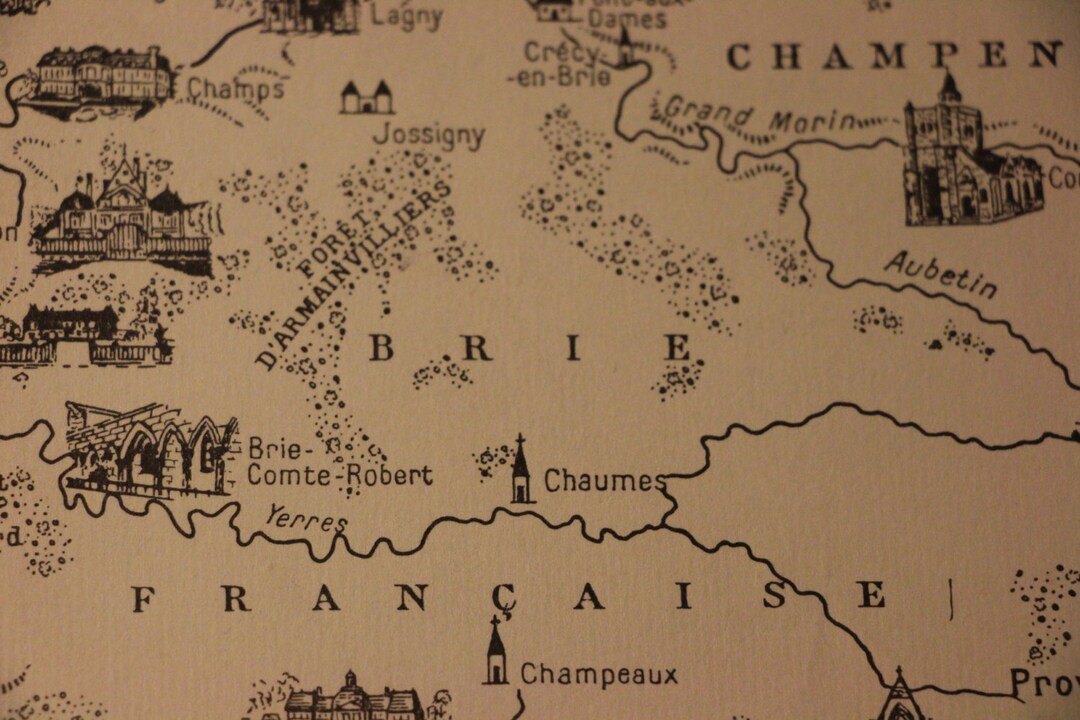 Digital Download Brie Map - Etsy