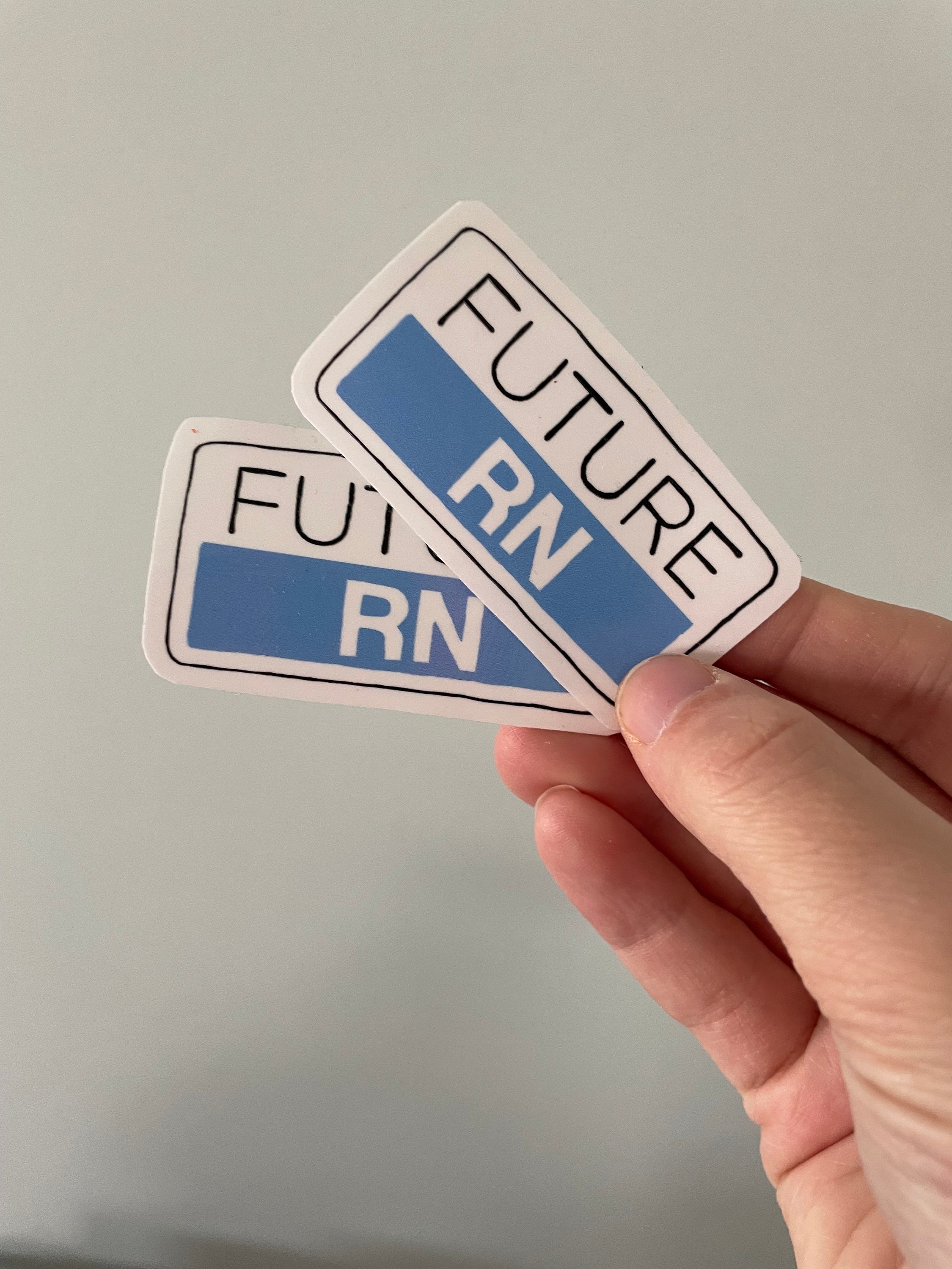 Future RN Badge Sticker - Etsy