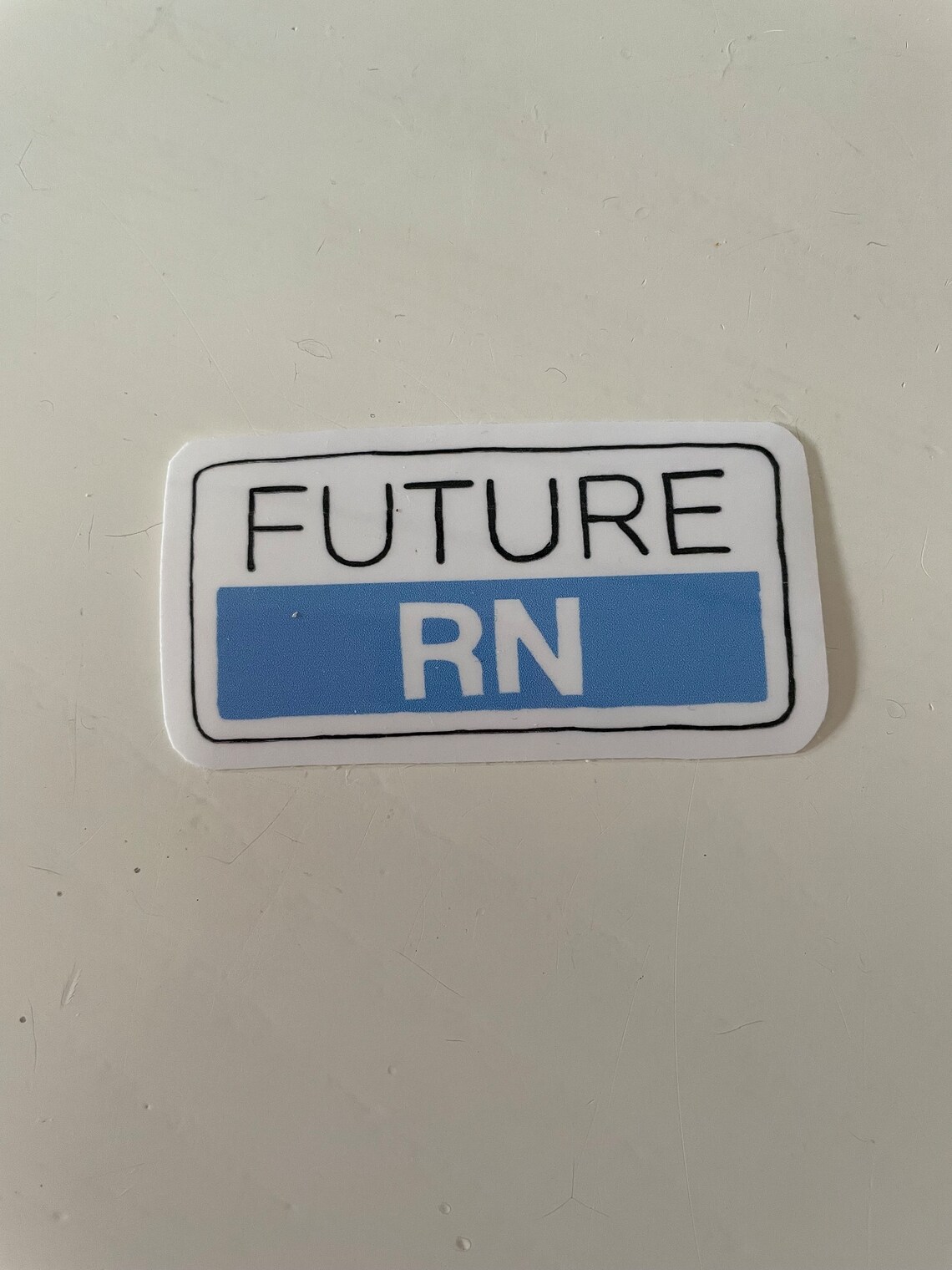 Future RN Badge Sticker - Etsy