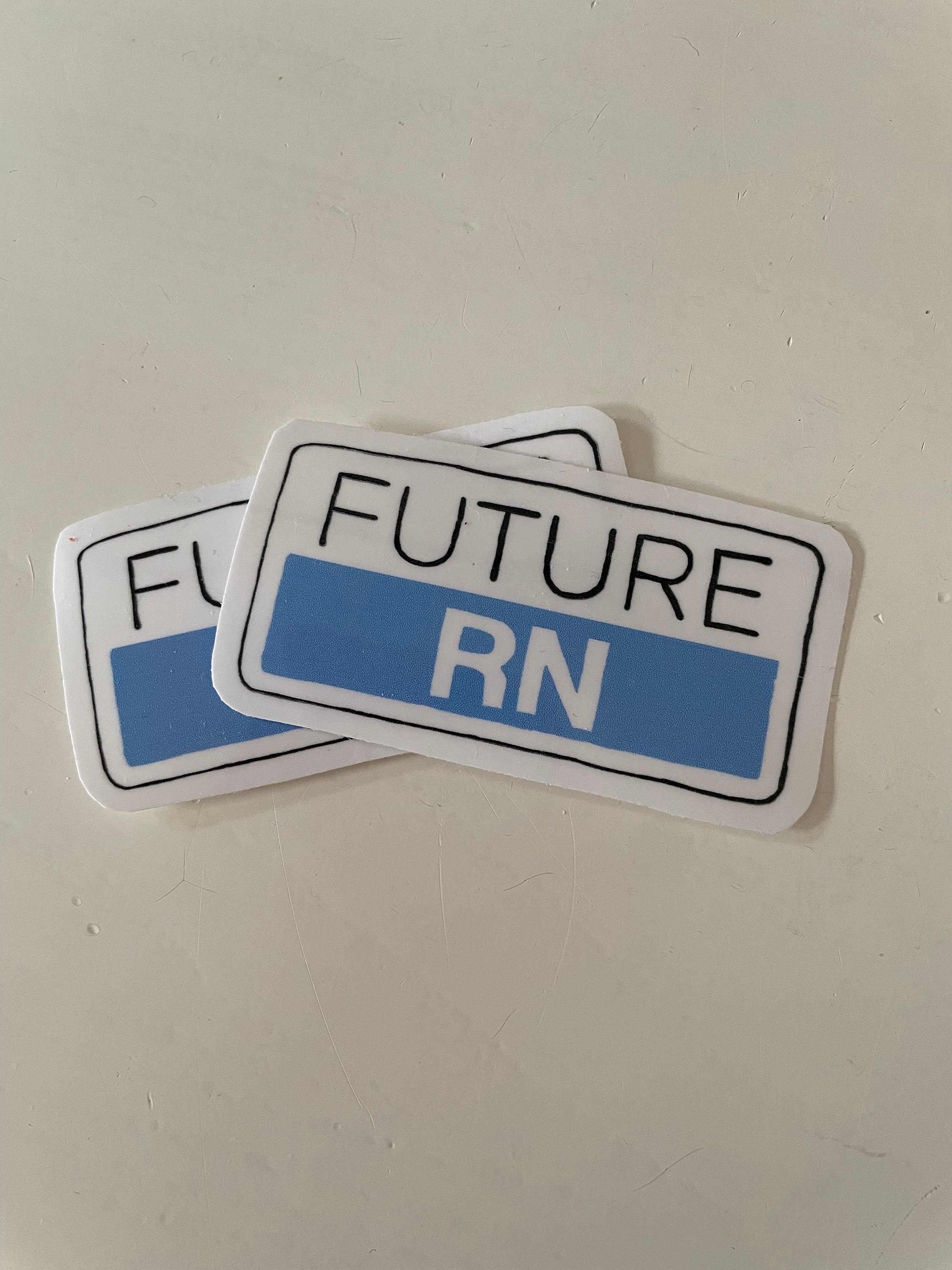 Future RN Badge Sticker - Etsy