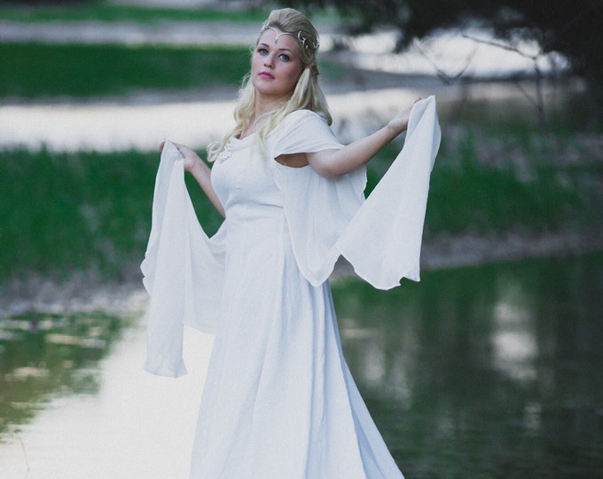 Galadriel Dress Lord of the Ring, the Hobbit Elven Dress MAKE TO ORDER ...