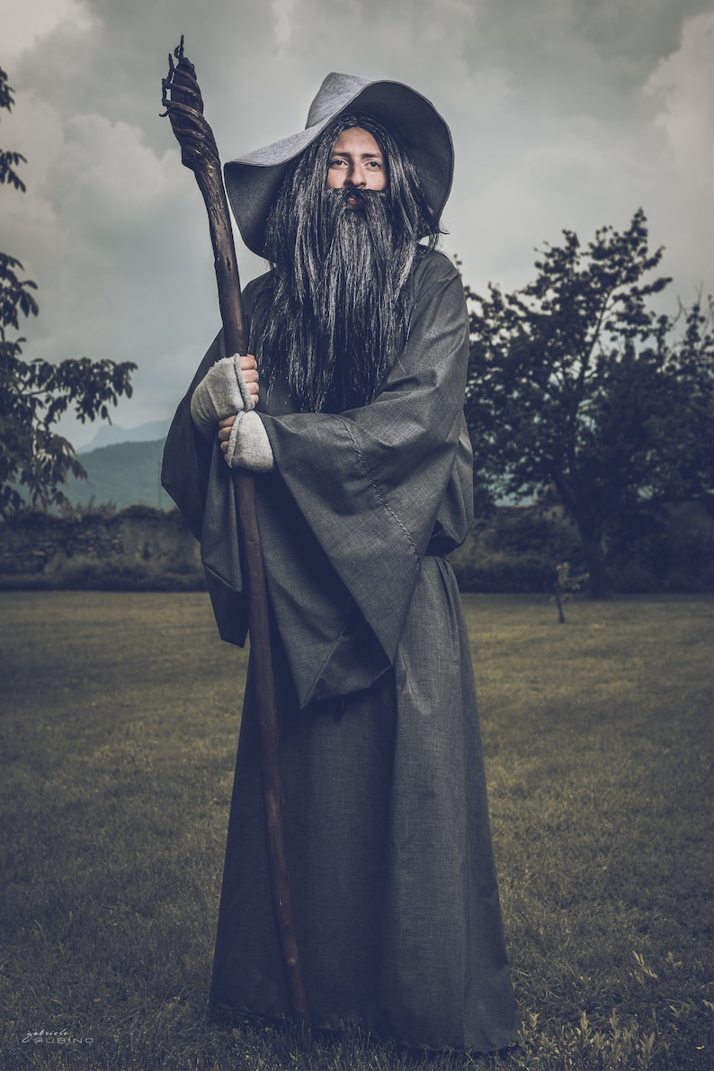 Gandalf Costume + Hat + Cape - Lotr Cosplay - Lord of the Ring, the ...