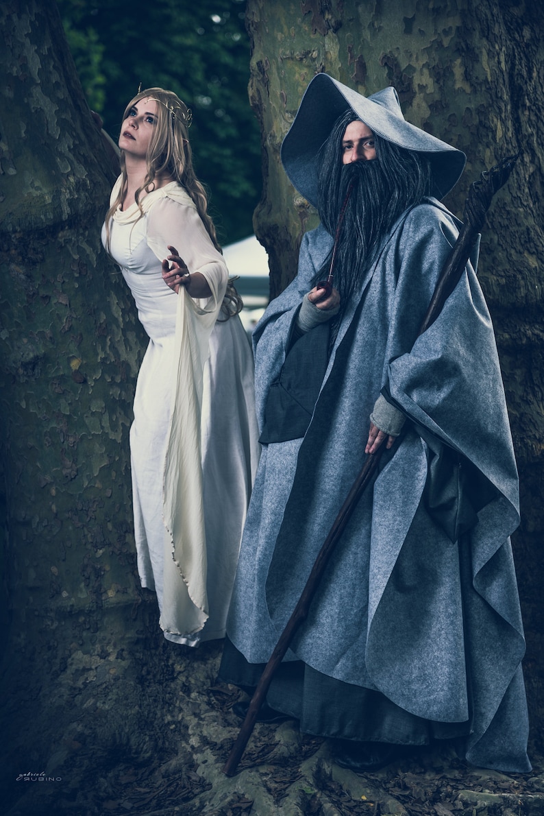 Gandalf Costume + Hat + Cape - Lotr Cosplay - Lord of the Ring, the ...