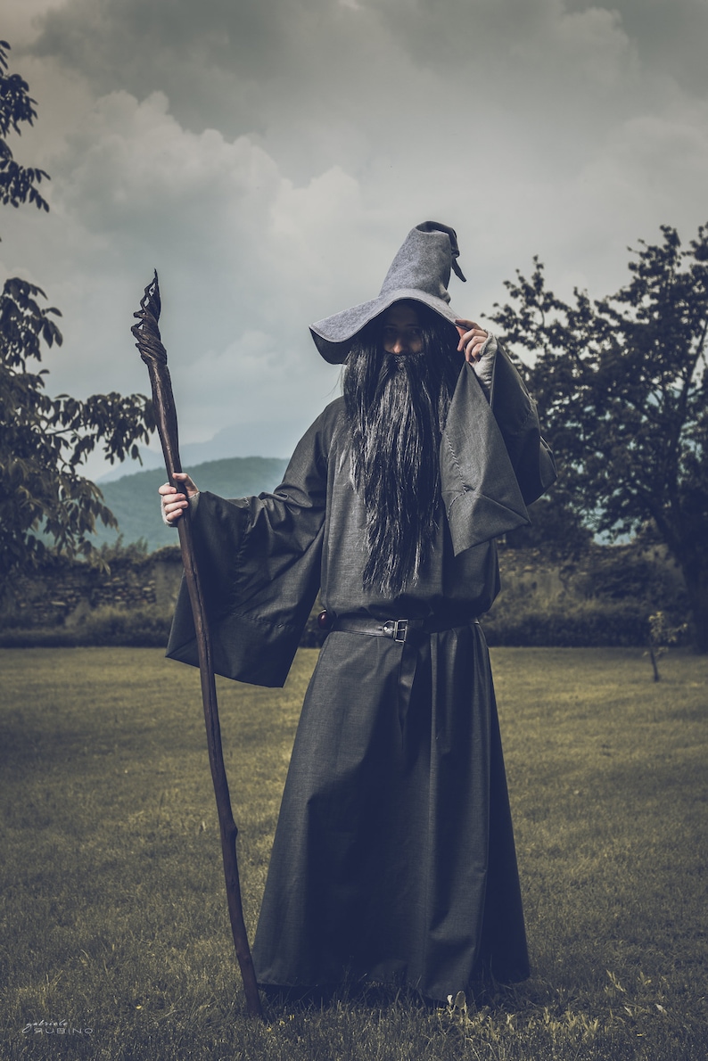 Gandalf Costume + Hat + Cape - Lotr Cosplay - Lord of the Ring, the ...