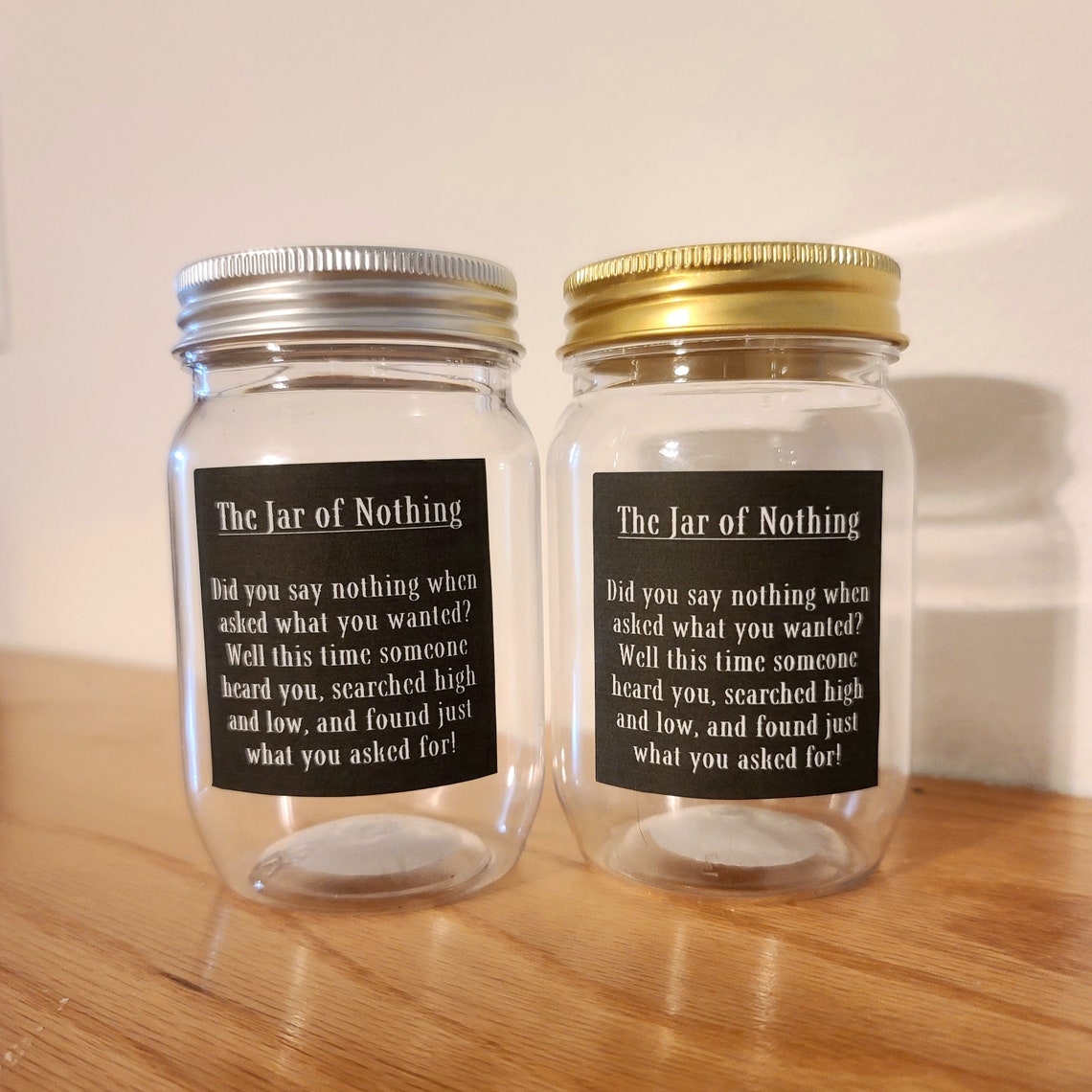 Jar of Nothing | Etsy