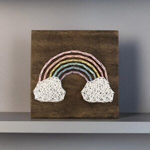 KIDS DIY Rainbow String Art Craft Kit - String Art Beginner - Etsy