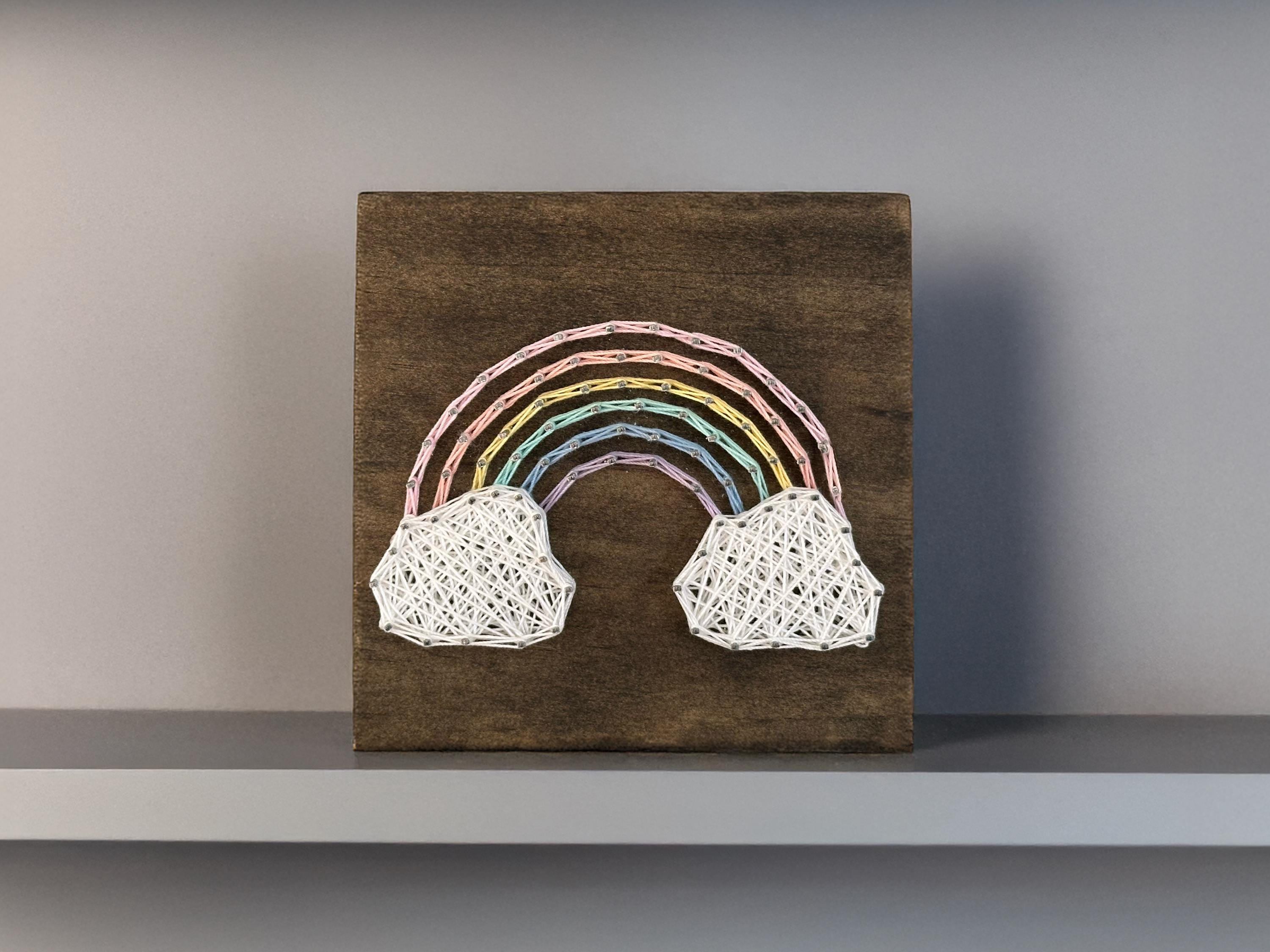 Kids Rainbow String Art Kit – DIY Craft Beginner Set - Etsy
