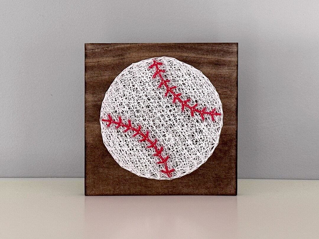 Baseball String Art Sports Lover Sports Gift Athlete Gifts Personalized ...