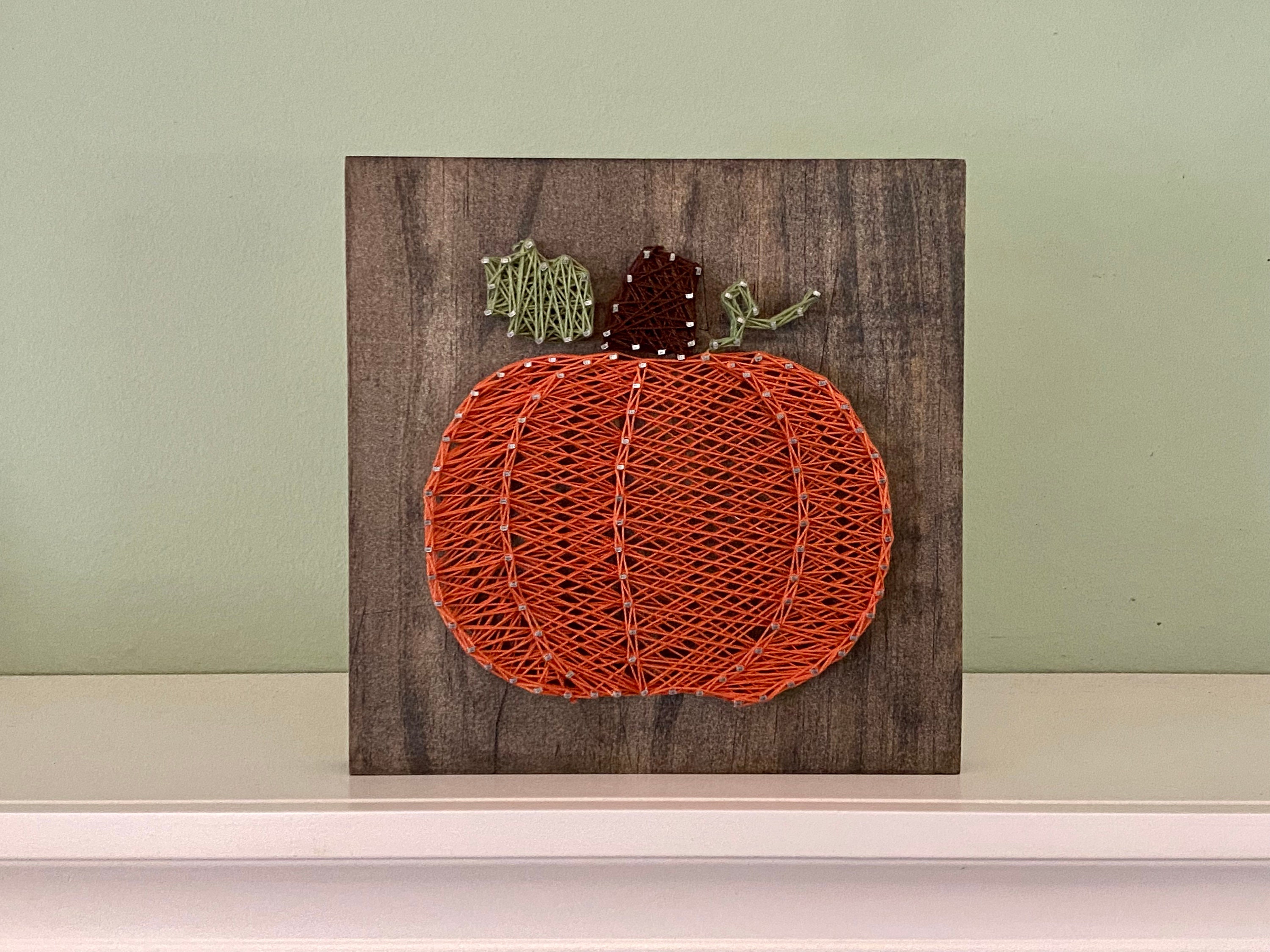 DIY Pumpkin String Art Craft Kit - Fall Decor - String Art Beginner - Etsy