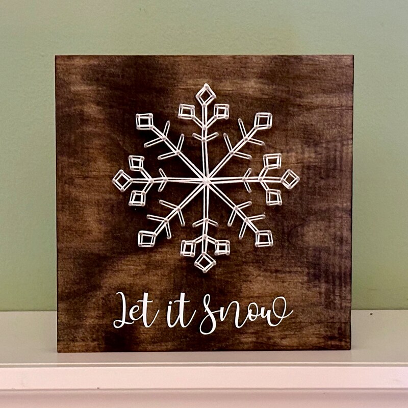 Snowflake String Art - Etsy