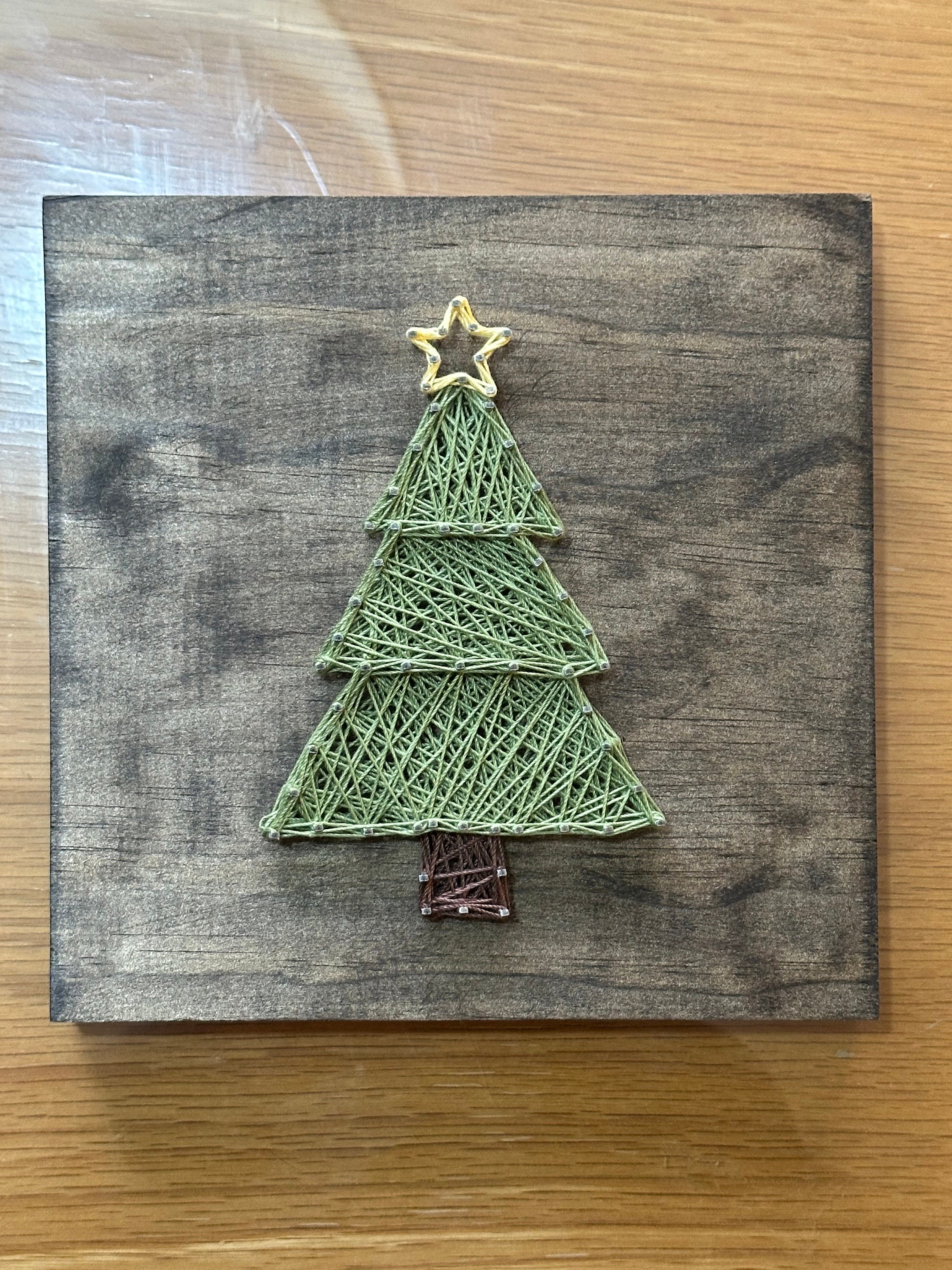 DIY Christmas Tree String Art Craft Kit – Holiday Decor Craft for ...