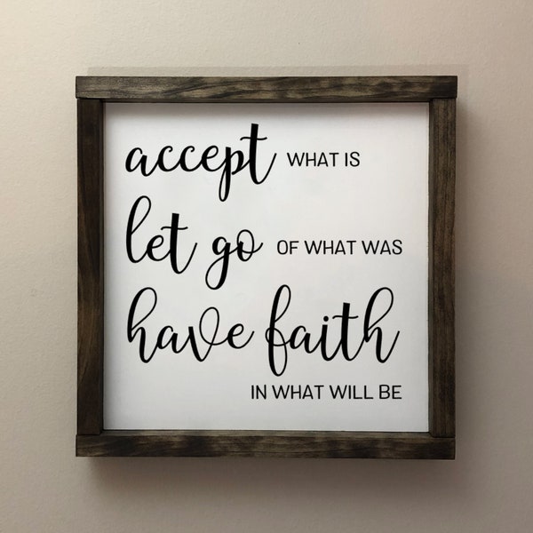 Accept What is Sign - Etsy