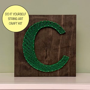DIY Single Letter String Art Craft Kit - Everyday Decor - Name Gifts ...