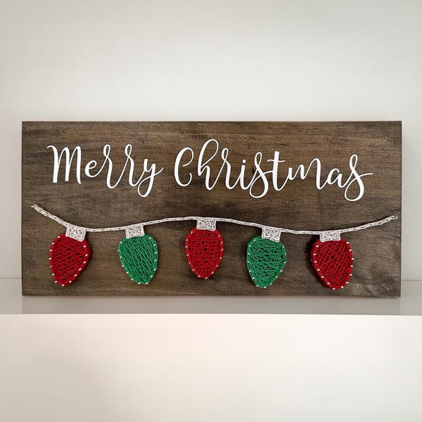 Christmas String Art - Etsy