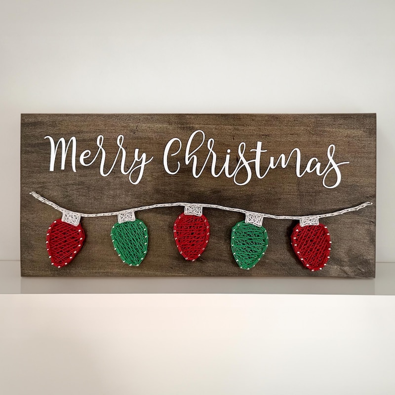 Christmas String Art - Etsy
