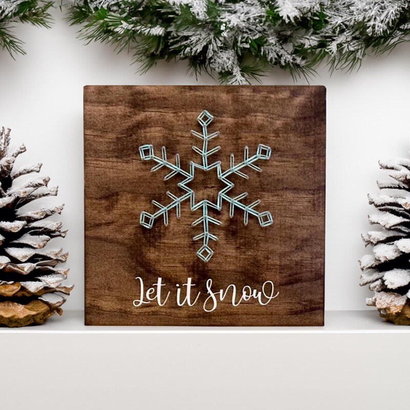 Snowflake String Art - Etsy