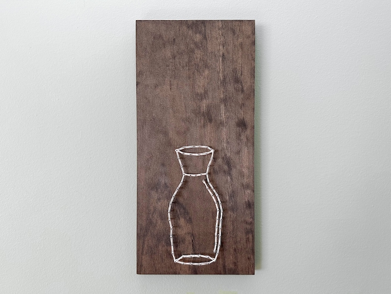 Flower Vase String Art - Floral Decor - Seasonal Decor - Spring Flowers ...