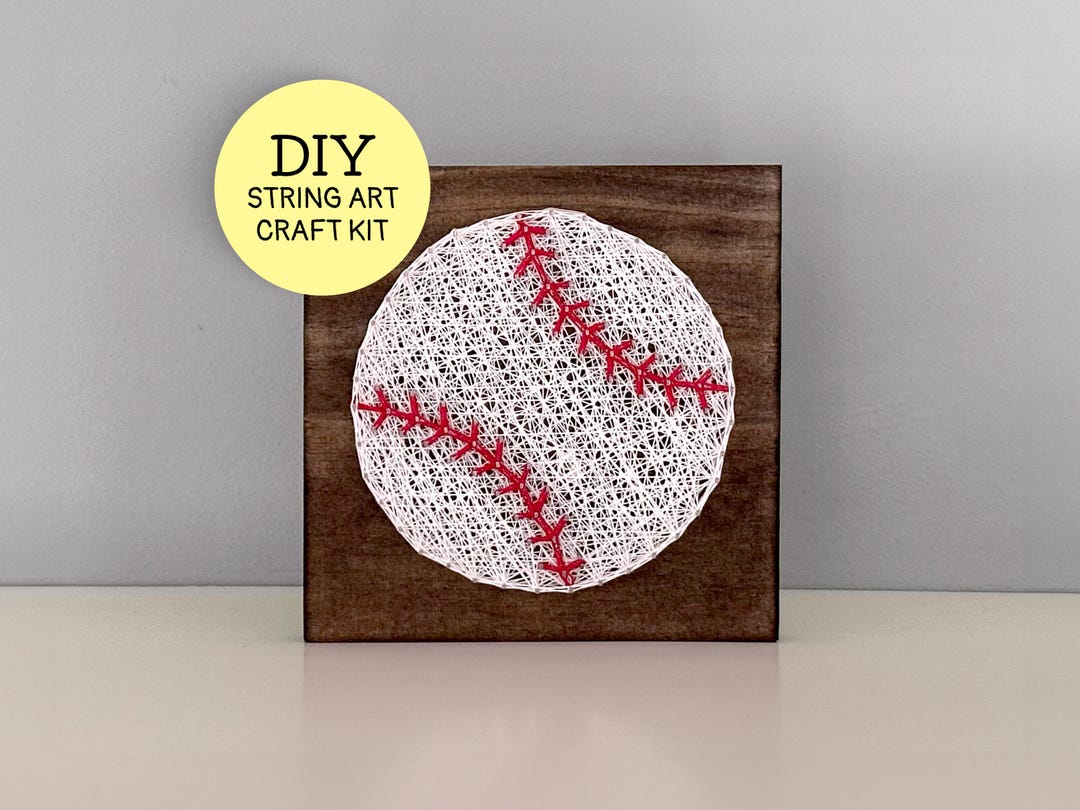 DIY Baseball String Art Craft Kit - Sports Lover - Sports Gift ...