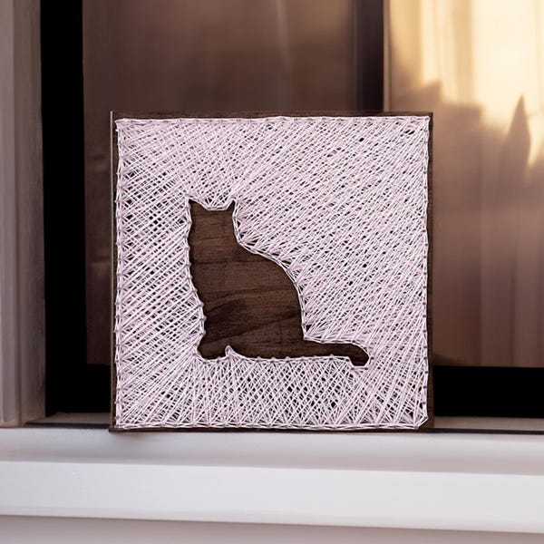 Cat String Art - Etsy
