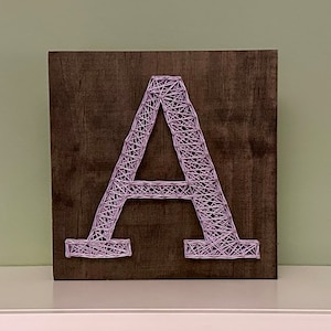 DIY Single Letter String Art Craft Kit - Everyday Decor - Name Gifts ...