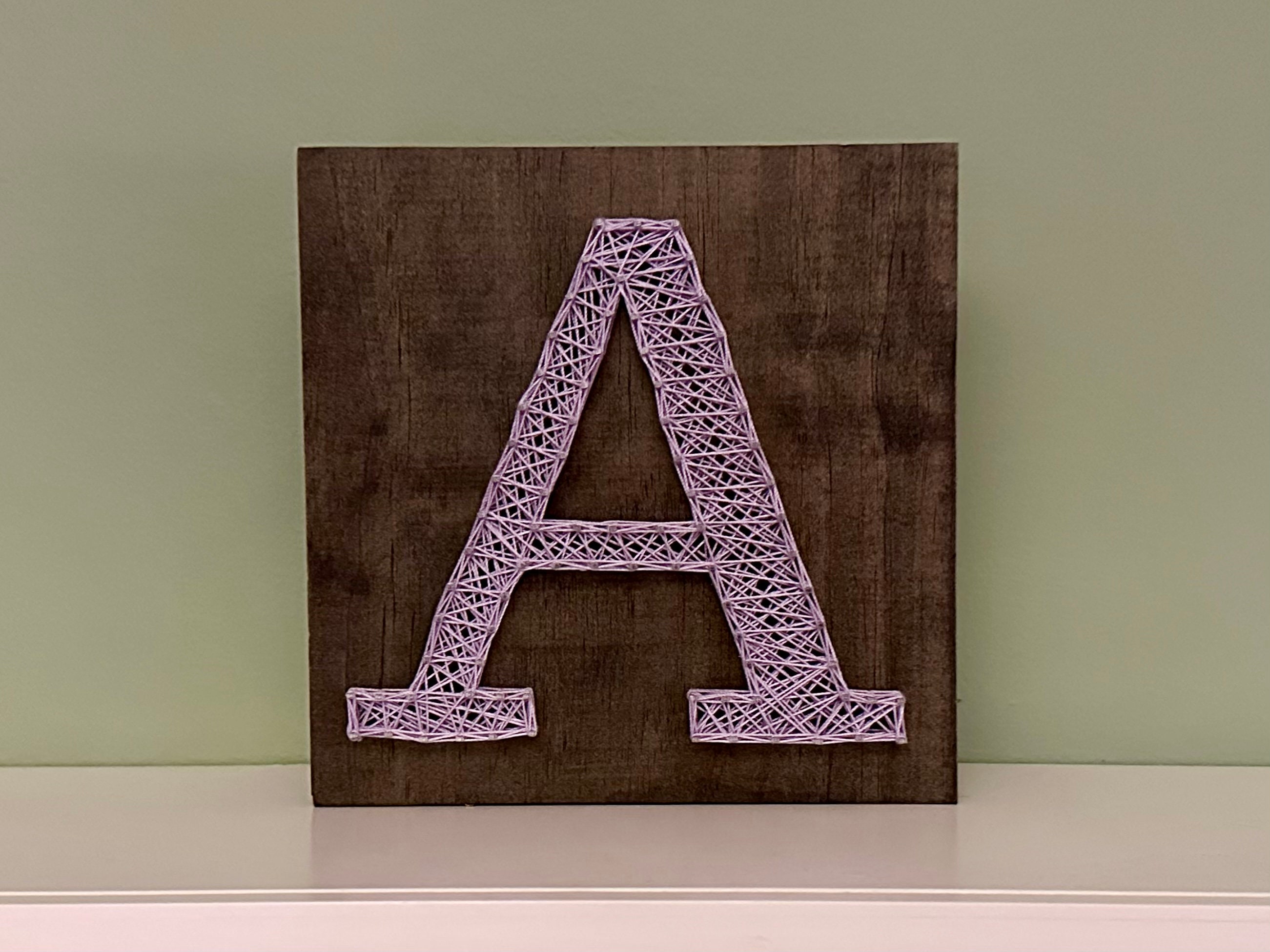 DIY Single Letter String Art Craft Kit Everyday Decor Name Gifts ...