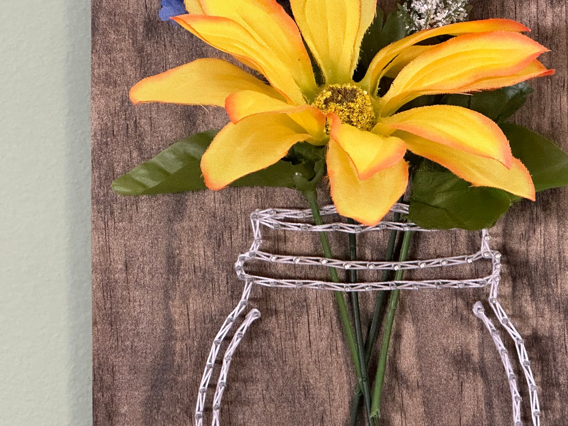 DIY Mason Jar Flower Vase String Art Kit - Etsy