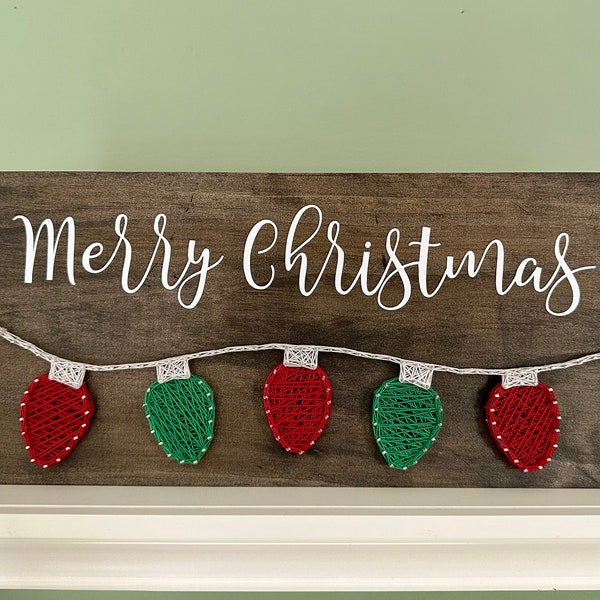 Christmas String Art - Etsy