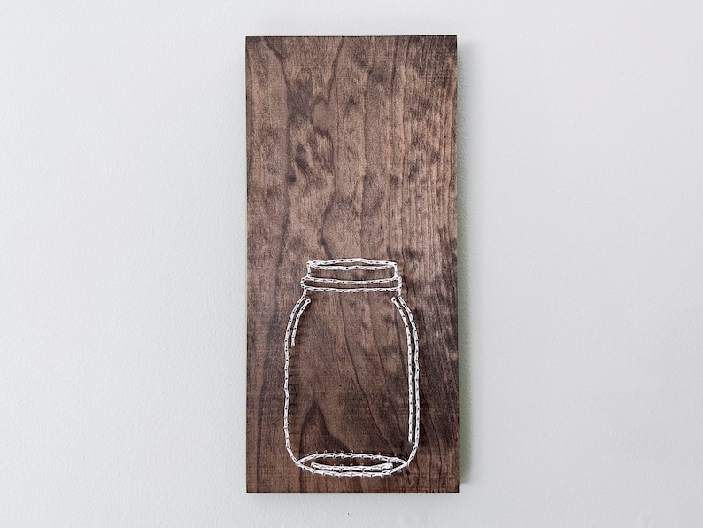 DIY Mason Jar Flower Vase String Art Kit - Etsy