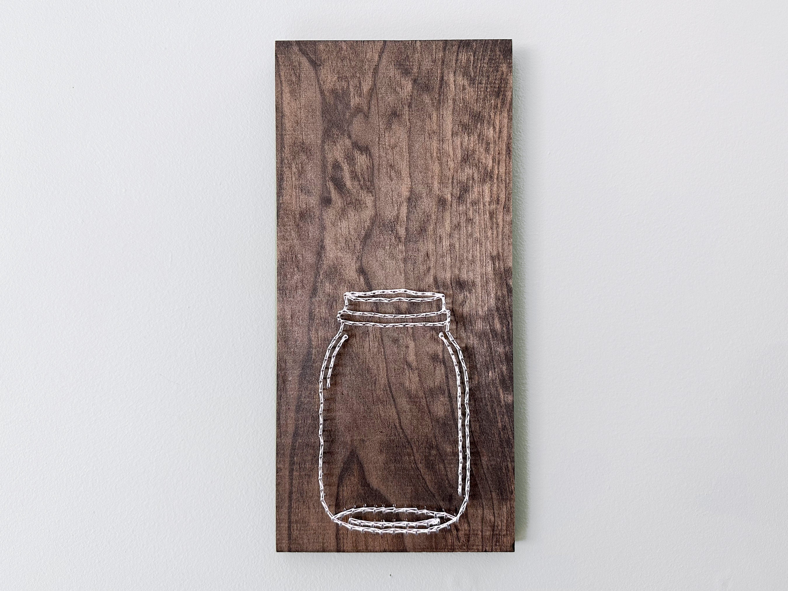 DIY Mason Jar Flower Vase String Art Kit - Etsy