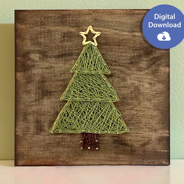 Christmas String Art - Etsy