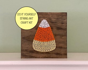 Candy Corn Spindle Spindle Art Spindle DIY Candy Corn Unpainted - Etsy