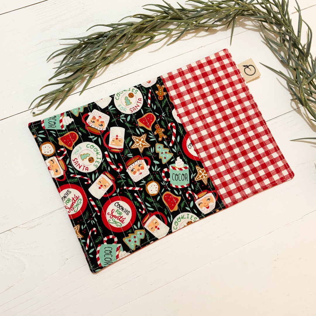 Christmas Mug Rug Coaster Holiday Mug Rug Christmas Snack - Etsy
