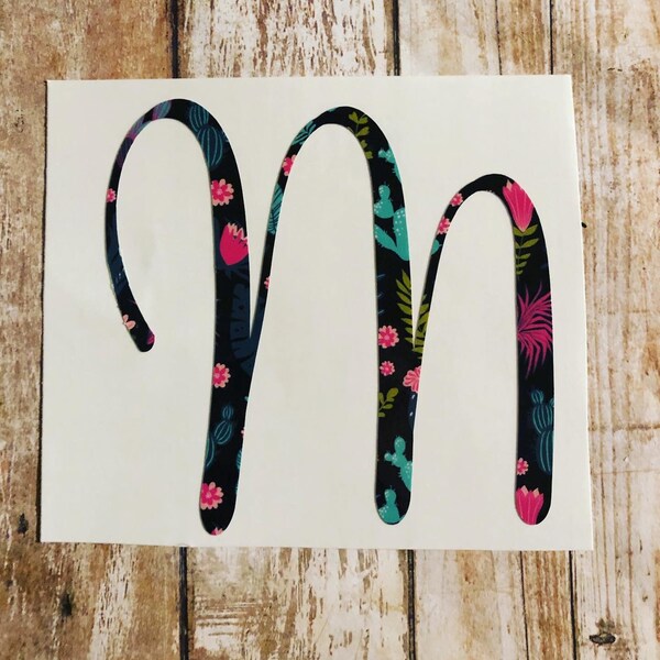 Vinyl Initial Decal - Etsy