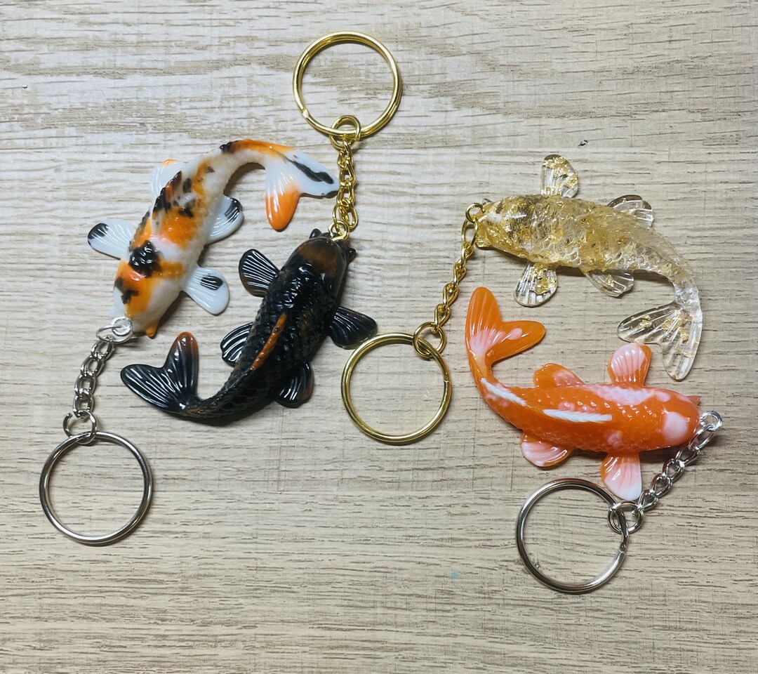 Koi Fish Keychain/magnet - Etsy