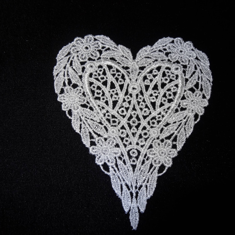 Heart Lace - Etsy