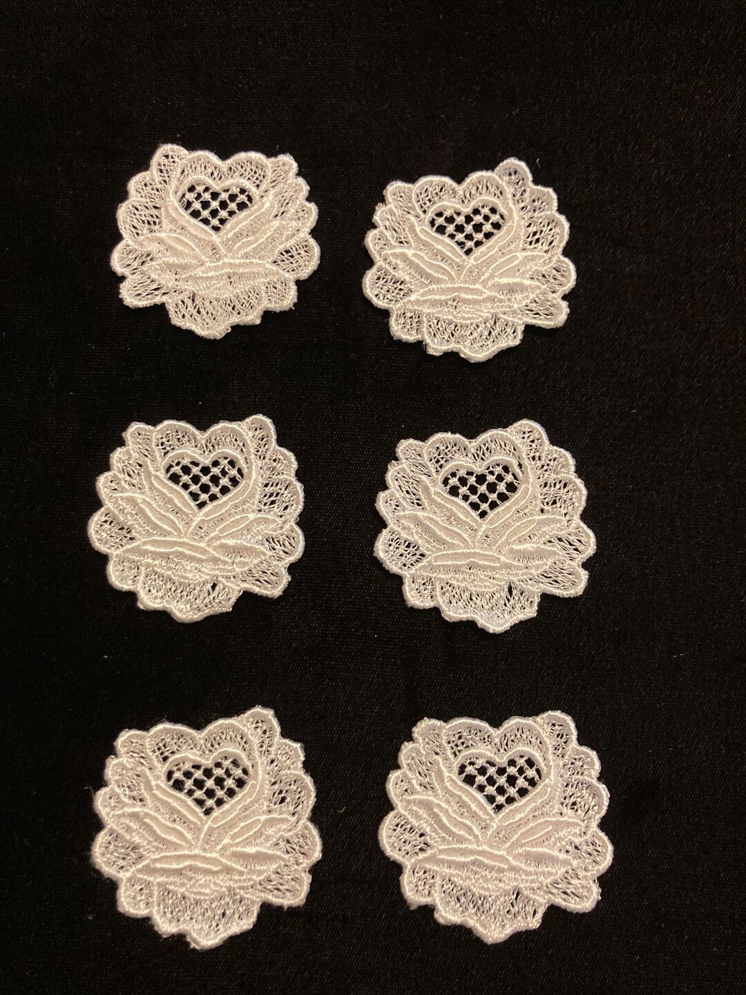 Flower Medallions - Lot of 6 - Etsy