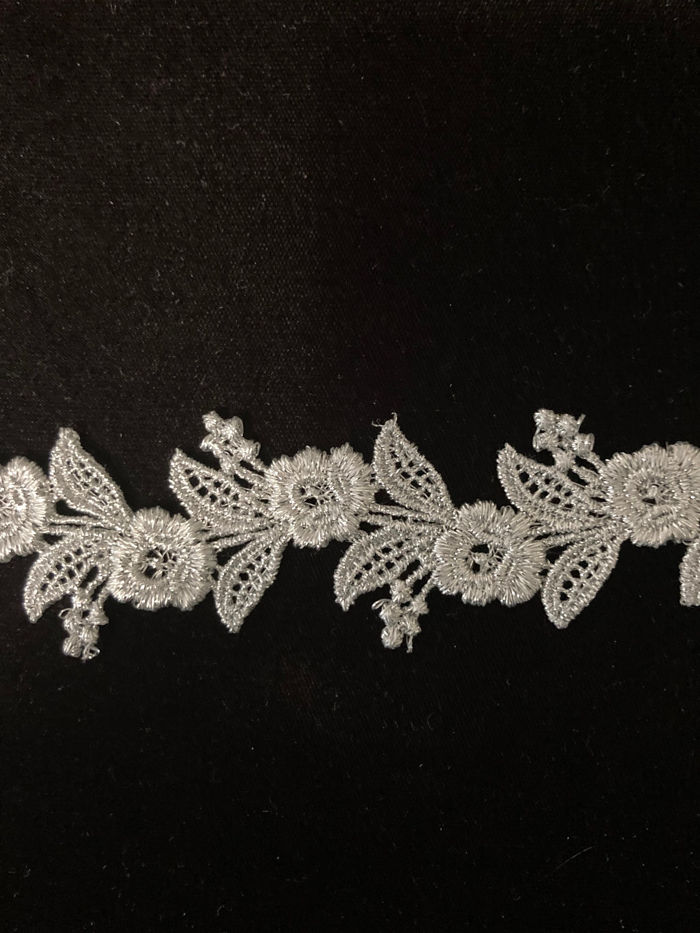 Silver Venise Lace Trim - Etsy