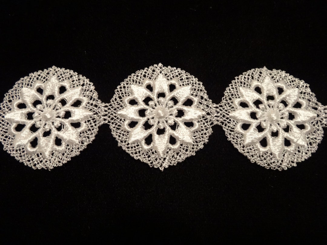 Circle Venise Lace Trim - Etsy